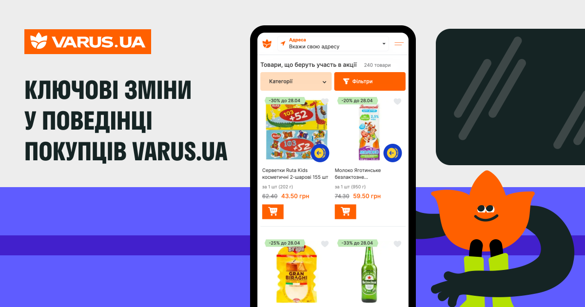 Як змінюється поведінка покупців VARUS.UA: тренди, аналітика, адаптація — All Retail